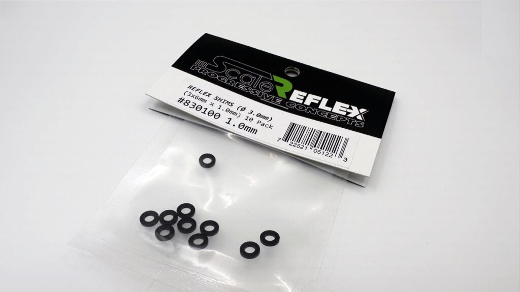 Reflex Shims (3mm x 6mm x 1.0 thick) 10 Pack – 830100 – Scale Reflex